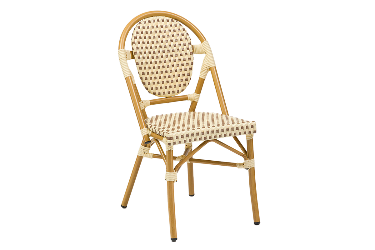 Colette fransk flet caféstol – Altanbutikken.dk