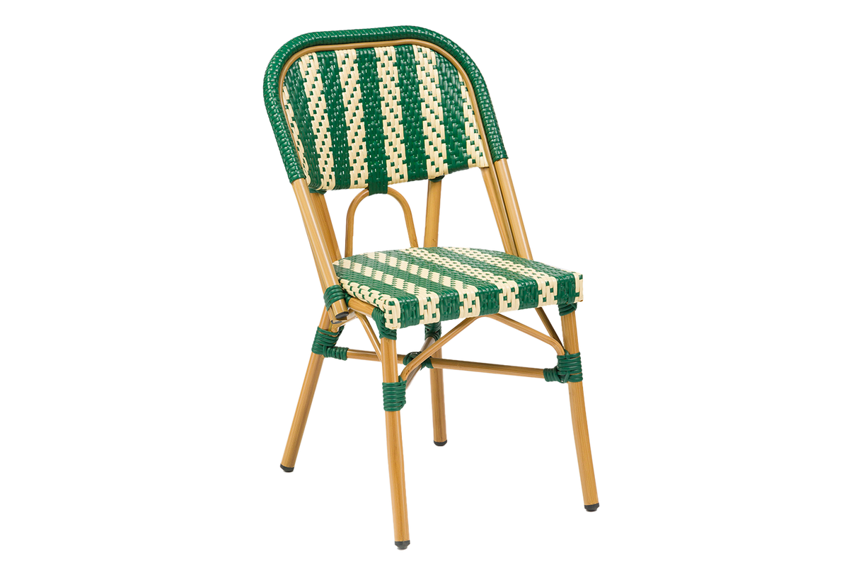 Eloise fransk flet caféstol – Altanbutikken.dk